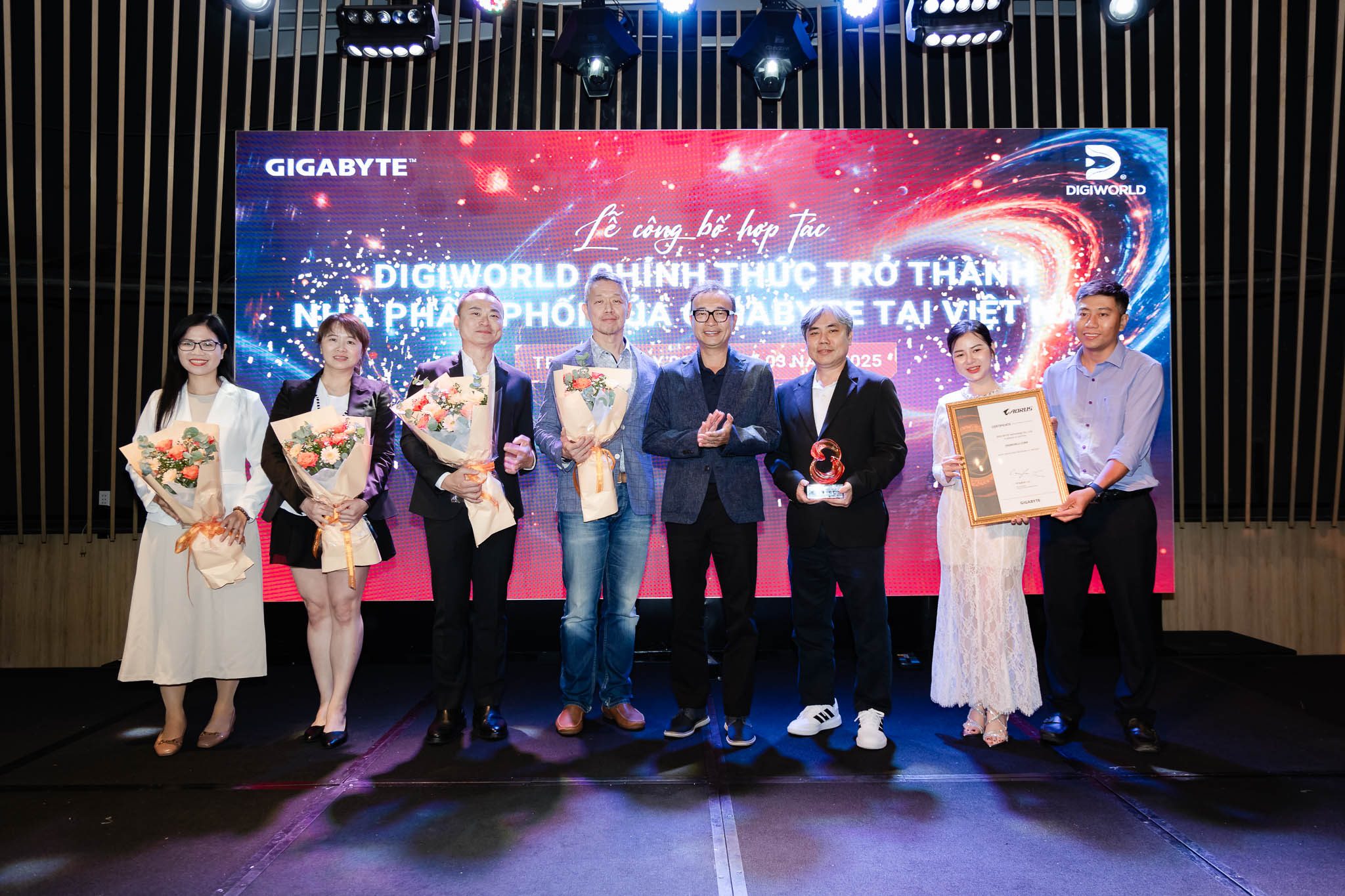 DIGIWORLD BECOMES THE OFFICIAL DISTRIBUTOR OF GIGABYTE IN VIETNAM